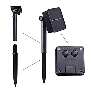 Qedertek Solar String Lights, Cherry Blossom 22ft 50 LED Waterproof Flower Outdoor String Lights for Patio,Lawn,Garden,Holiday,Halloween Solar Lights,and Festivals Decorations (Purple)