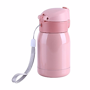 Mini 200ML Stainless Steel Water Bottle, Small Vacuum Insulated Water Bottle Leakproof Sport Tumbler Cup Hot and Cold Water Bottle for Women Girls Gift Milk Tea Lunch