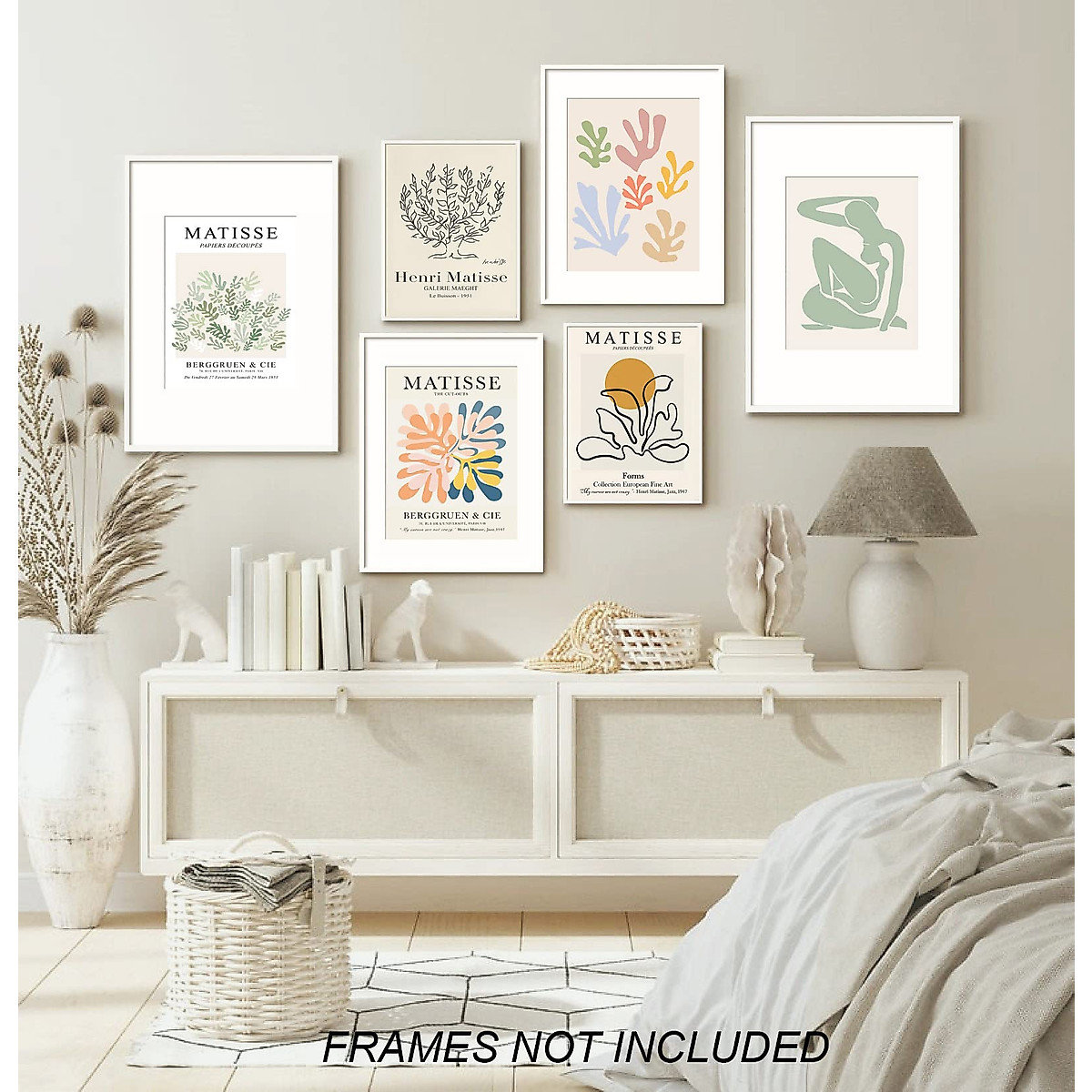 12PCS Matisse Poster, Danish Pastel Room Decor, Minimalist Wall art, Matisse Wall Art, Wall Art for Living room and Bedroom, Office Decor, Pastel Room Decor (8x10 in, Unframed)