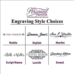 Custom Personalized Wood Rolling Pin - Engraved for Kitchen Home Chef Baking (Small - 6" x 1.25")