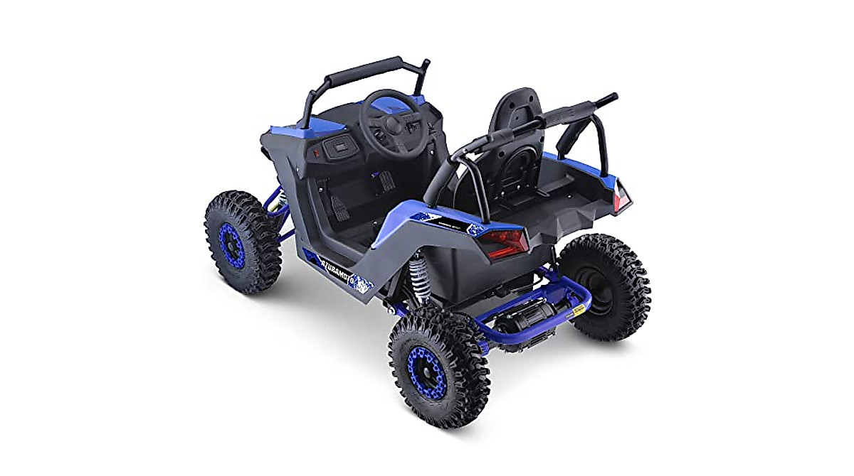 MotoTec Raider Kids UTV 48v 1200w Full Suspension Blue, Large — 🛍️ The ...