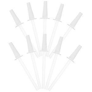 BESPORTBLE 10 Sets Drinking Nozzle Straw Juice Supply Plastic Straws Reusable Silicone Straws Smoothie Straws Multi-function Water Bottle Straw Suite Silicone Pp High Capacity