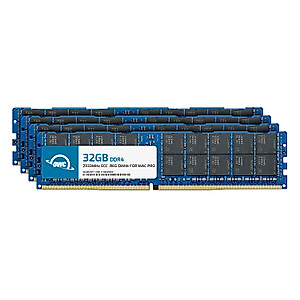 OWC 128GB (4 x 32GB) DDR4 ECC Registered CL21 PC4-23400 2933MHz SDRAM Memory Ram Upgrade Module Compatible with 2019 Mac Pro 7,1 Models (OWC2933R3M128)