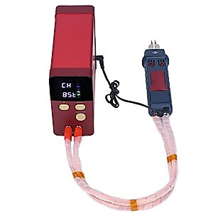 Adjustable Pulse Spot Welder, Aluminum Alloy Shell Portable Battery Welding Machine AT MT Trigger Mode Self Cooling for Soldering Hardware Parts(U.S. regulations)