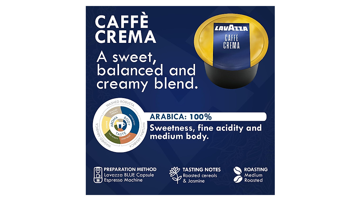 Lavazza Blue Coffee Pods - 100 Count Variety Pack