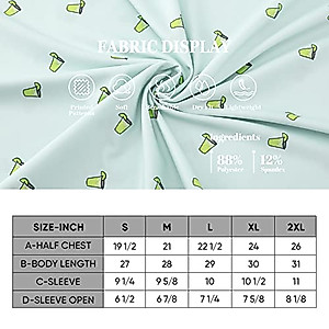 DEOLAX Mens Polo Shirts Moisture Wicking Dry Fit Performance Mens Golf Shirt Regular Fit Fashion Print Short Sleeve Polo Light Green