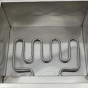 DULNICE Electric Food Warmer with Temperature Control - 1350W Commercial Stainless Steel Bain Marie for Catering and Restaurants