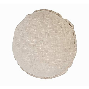 LR Home Solid Birch Round Throw Pillow, 20" x 20"
