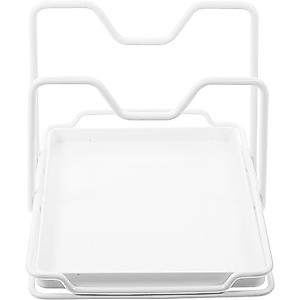 Cutting Board Pot Rack Pan Lid Organizer Rack Stand Spoon Rest with Drip Tray for Pot Lids Spatulas Spoons s Cutting Board Organizer