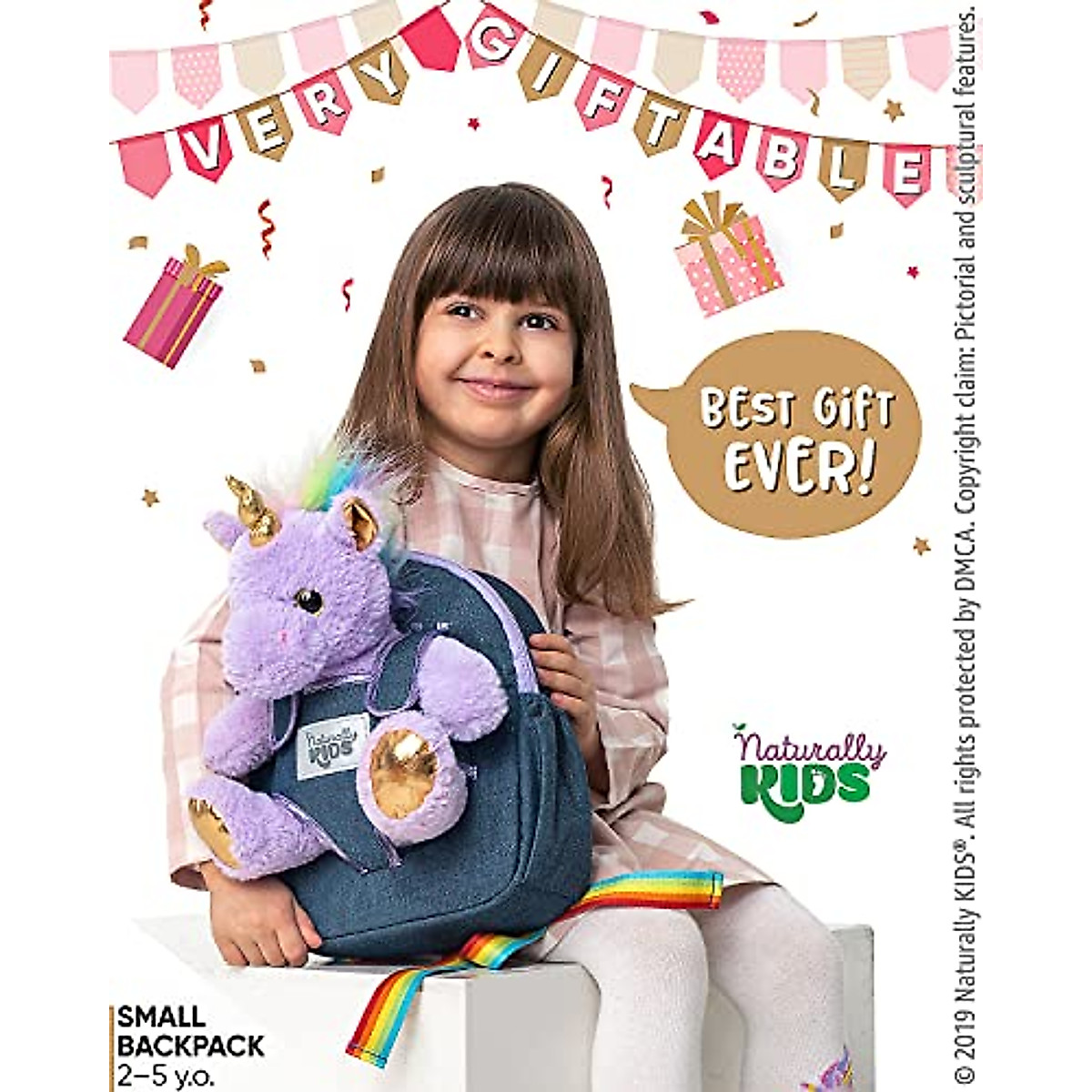Naturally KIDS Small Unicorn Backpacks