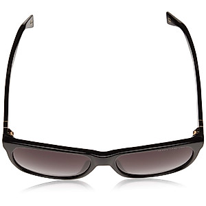 Marc Jacobs Women's Marc 337/S Square Sunglasses, Black/Gray Shaded, 57mm, 17mm