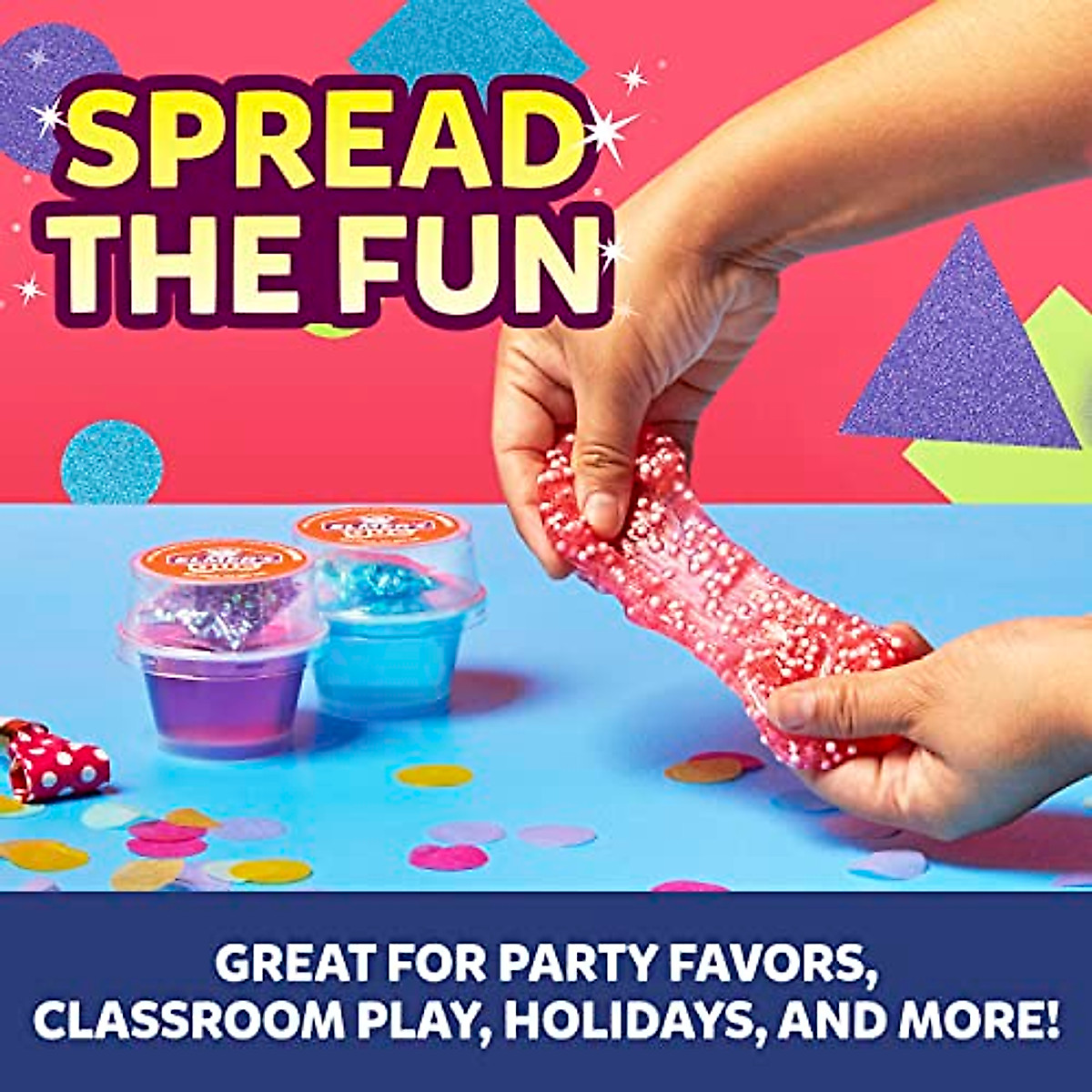 Elmer's PKG Gue Premade, Slime Kit, Includes Fun, Unique Add-Ins, Party Pack, 20 Count
