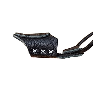 NATUMER Archery Thumb Ring Handmade Finger Protector Thumb Guard for Outdoor Shooting Accessories Finger Tab (Black)