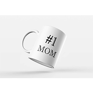 #1 Mom Coffee Mug | Worlds Best Mother Mug | Great Gift Idea for Mom Birthday Mothers Day etc | CM1046
