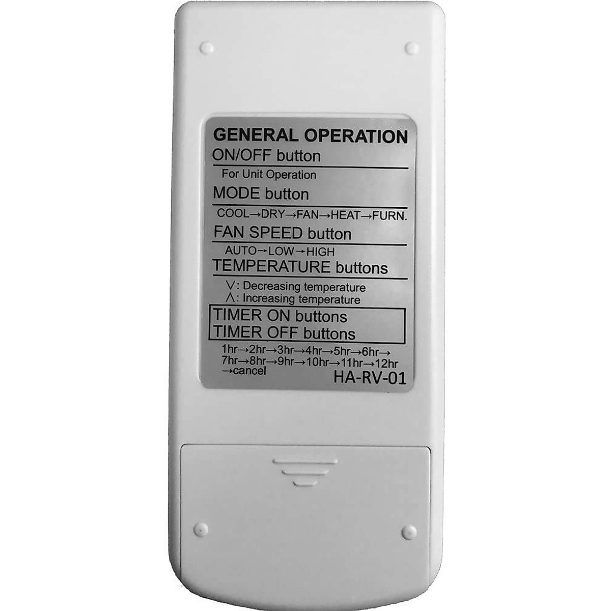 Replacement for Carrier Air V Airv Rv Air Conditioners Remote Control for 12-50095-00 12-50074-00 12-50152-00 68RV11302A 68RV14102A 68RV14103A 68RV14112A 68RV15102A 68RV15103A 68RV0010AA 68RV0010BA