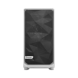 Fractal Design Meshify 2 Lite White ATX Flexible Tempered Glass Window Mid Tower Computer Case