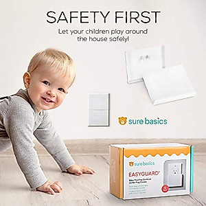 Electrical Outlet Covers Baby Proofing - Bigger Size Prevents Choking Hazard, 12