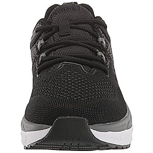 Propét Women's Ultra Athletic Sneakers, Black/Grey, 11 Medium US