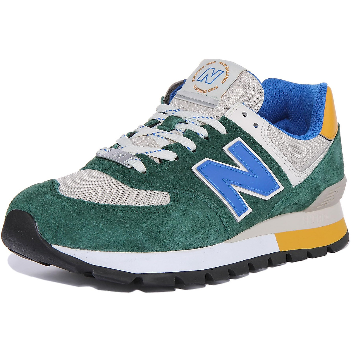 New Balance Men's ML574DVG Sneaker, Green, 11