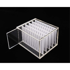 Acrylic 5 Layers clear Eyelash Storage Box, Makeup Display Container, Eyelashes Holder Case Grafting, Eyelash Transparent Box Extension Tool