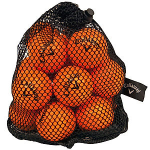 Calaway Callaway C10315 HX Soft Flight Practice Balls with Mesh Bag44 Orange Pack of 9