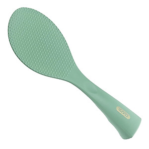 uxcell Silicone Rice Paddle, Silicone Rice Spoon Non Stick Rice Spatula Heat Resistant Rice Cooker Spoon, Blue