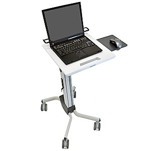Ergotron – Neo-Flex Rolling Laptop Cart, Mobile Standing Desk Workstation – Laptop, Grey