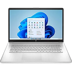 HP Laptop 17-cn1063cl, Intel Core i5-1155G7 Quad-Core Processor, 12GB DDR4 RAM, 512GB SSD, 17.3" 1920 x 1080 FHD IPS Display, Windows 11 Home (Renewed)