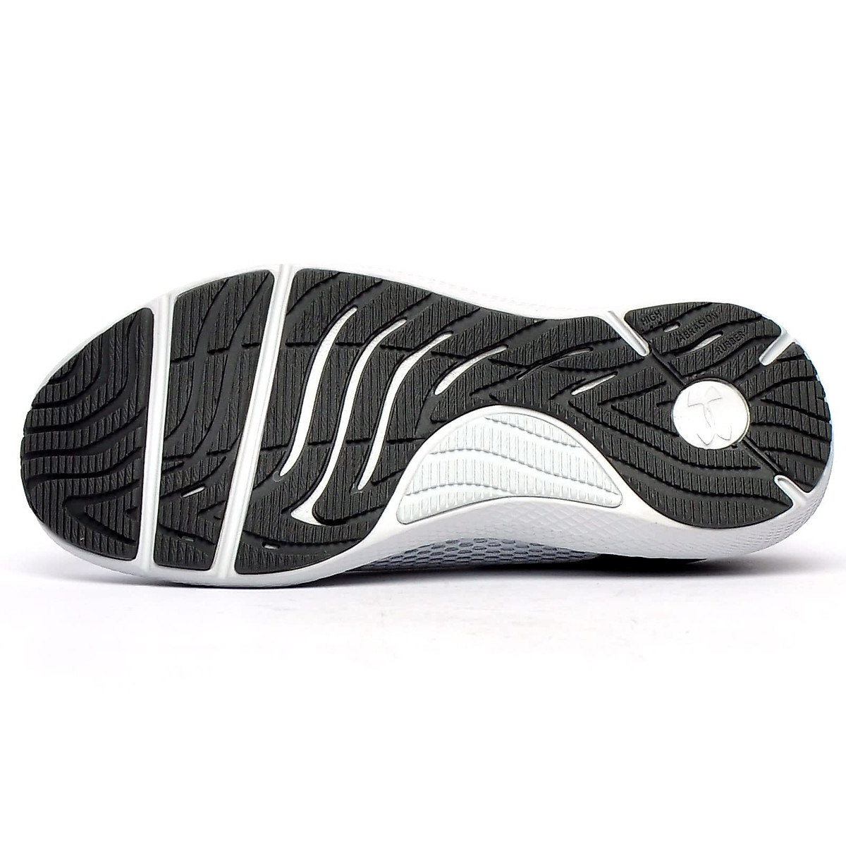 Under Armour Women's Charged Pursuit 2 BL, Halo Gray (100)/Jet Gray, 8 M US