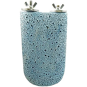 Lava Ledge Birds Rats Chinchillas, Teeth Grinding Lava Block for Rabbits, Hamsters and Parrots, Mineral Block, Easy Installation Random Color