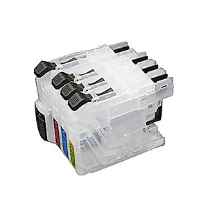 UniPrint LC203 Empty refillable Ink Cartridge Compatible for Brother MFC-J460DW J480DW J485DW J680DW J880DW J885DW Printer with ARC chip