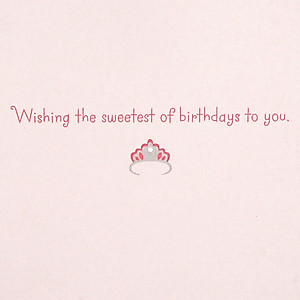 Hallmark Signature Birthday Card (Ballerina Princess)