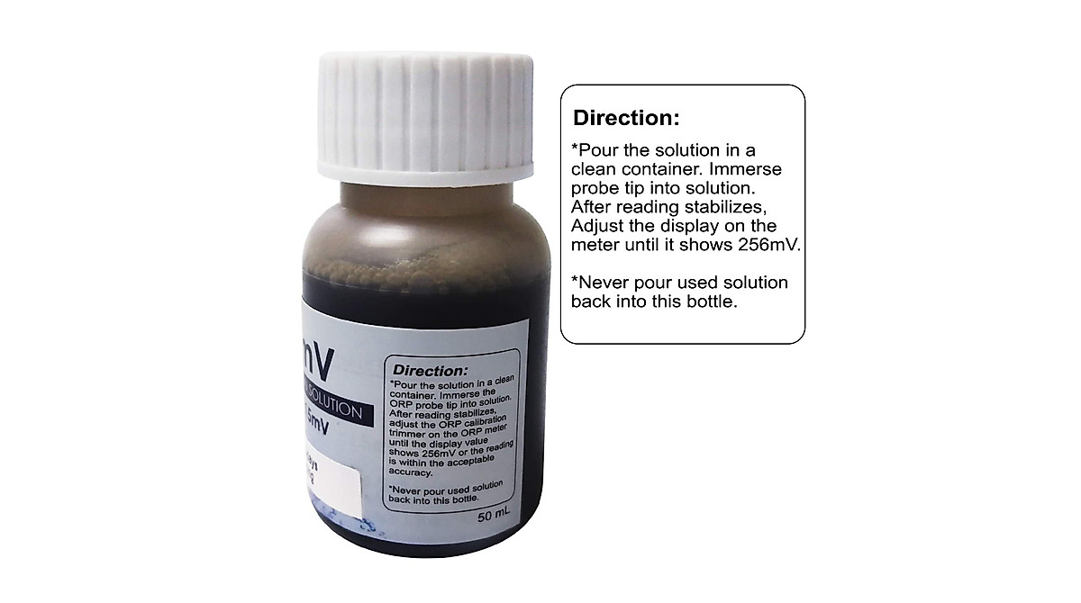 ORP Oxidation-Reduction Potential Calibration Solution 256mV 50ml