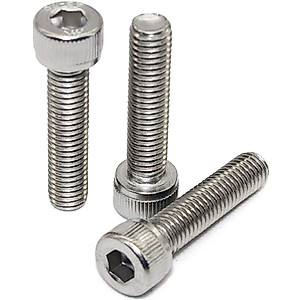 M4 x 25MM Socket Head Cap Screws,304 Stainless Steel, Quantity 50