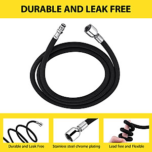 Pull Down Hose Replacement Faucet Parts Compatible with Kohler K-1219935-BC/K-1304674-BC/K-1219935 Hose Kit Pull-down Kitchen Faucet, 68in (K-1219935-bc kit)