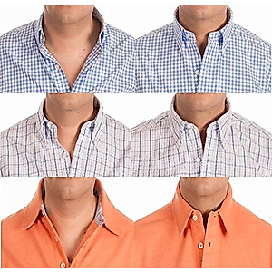 SIZE SELECTED: 16 Off-White | THE ORIGINAL Collar Support System | Collar Stays | NOT MADE of cheap, useless plastic like Copycat products.