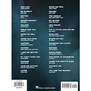 Popular Sheet Music: 30 Hits from 2017-2019 Arranged for Piano/Vocal/Guitar