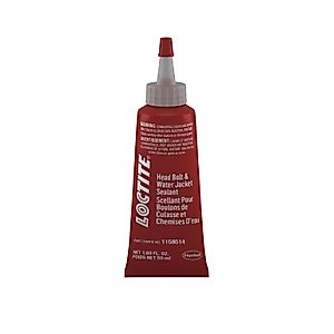 LOCTITE 1158514 Head Bolt and Water Jacket Sealant: Thread Selant, Single Component Anaerobic Hybrid, Eliminates Corrosion, Prevents Premature Loosening | 50 ml. Tube