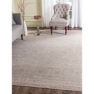 Safavieh Archive Collection 4' x 6' Grey/Light Grey ARC673C Vintage Oriental Area Rug