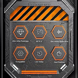 StitchGreen H09 Bluetooth 5.3 Wireless Earbuds with Long Battery Life, Environmental Noise Canceling, IPX7 Waterproof, HiFi Stereo Sound, Low Latency for Games, for iPhone and Android (Green)