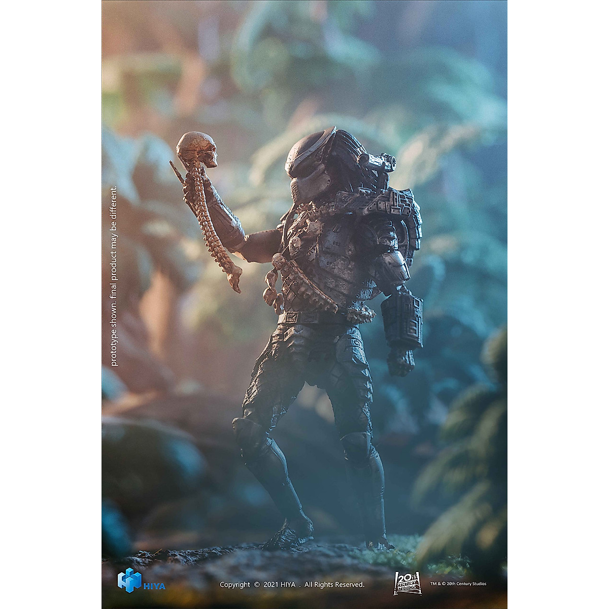Hiya Toys Predator: Jungle Predator (Version 2) 1:18 Scale Action Figure, Multicolor