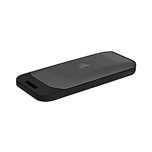 Corsair EX100U 2TB Portable USB Type-C Storage Drive - Blazing-Fast Storage to Any PC/Mac/Console, Gen2 x2 Connection, Up to 20Gbps, Plug and Play, Included USB Type-C and USB Type-A Cables - Black