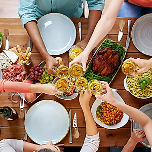 Evannt 10 PCS Spreader Knife Set Cheese Butter Spreader Knives Cheese Slicer Cutter Stainless Steel Cheese Spatula Set with Wooden Handles for Butter Cheese Jam Pastry Making (10)