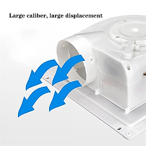 SQLCF Household Ventilation Fans Integrated Ceiling Led Lighting Ventilating Fan, 2-in-1 Silent Exhaust Fan with Light, 30×30cm Ceiling Ventilating Fan for Bathroom Kitchen Air Ventilation Fan Gold