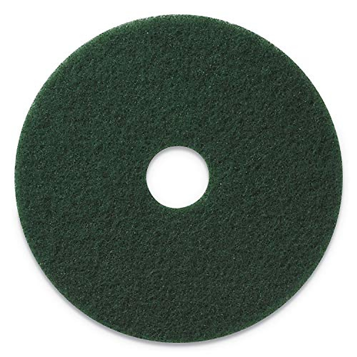 Americo Scrubbing Pads, 17" Diameter, Green, 5/Carton