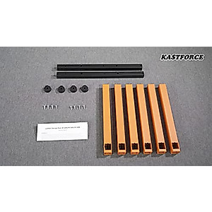 KASTFORCE KF1004 Lumber Storage Rack 3-Level System 110lbs per Level with Durable Sheet Metal Screws, Wood Rack, Workshop Rack
