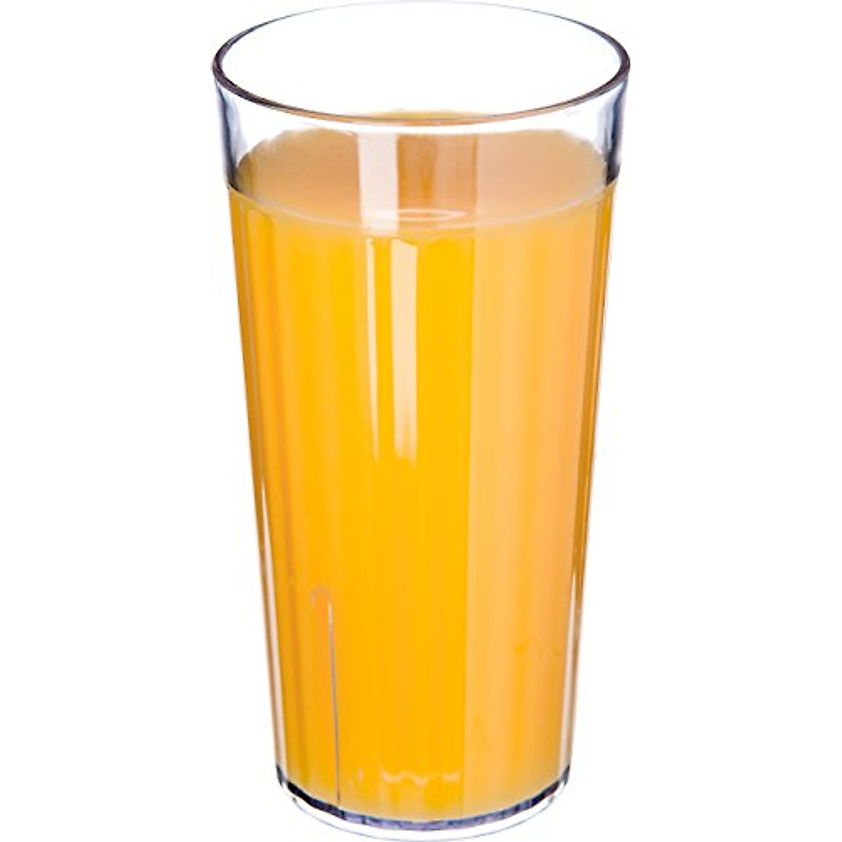 Carlisle FoodService Products 111607 Bistro Tumbler, 16 oz, Clear, Plastic (Pack of 1)