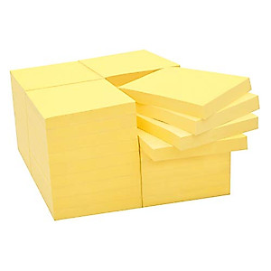 Post-it Notes, Canary, Recyclable 3 in x 3 in, Canary Yellow