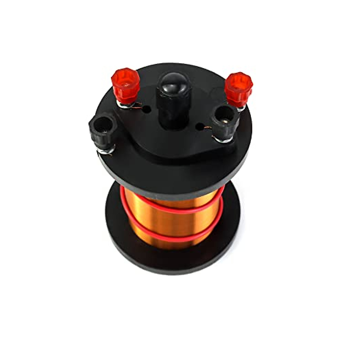 QWORK Demonstration Induction Coil with Primary Coil, Secondary Coil and Soft Iron Core Cylindrical Magnet for Physics Teaching, 2 Set