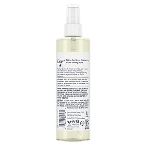 Dove Non-Aerosol Hairspray Gloss & Control for Extra Strong Hold Hairspray Protects Against Damp or Humid Conditions 9.25 oz